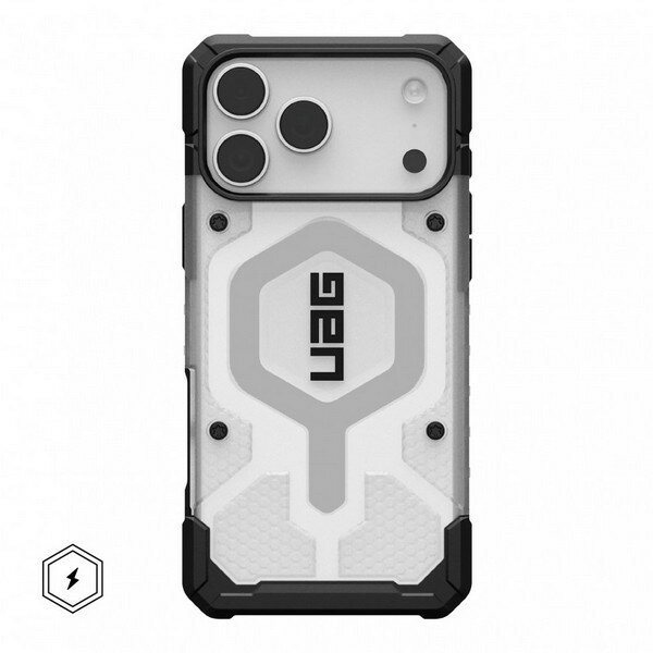 Чехол UAG Pathfinder Clear для iPhone 17 Pro Max 6.9" (114552114333) Ice/Silver
