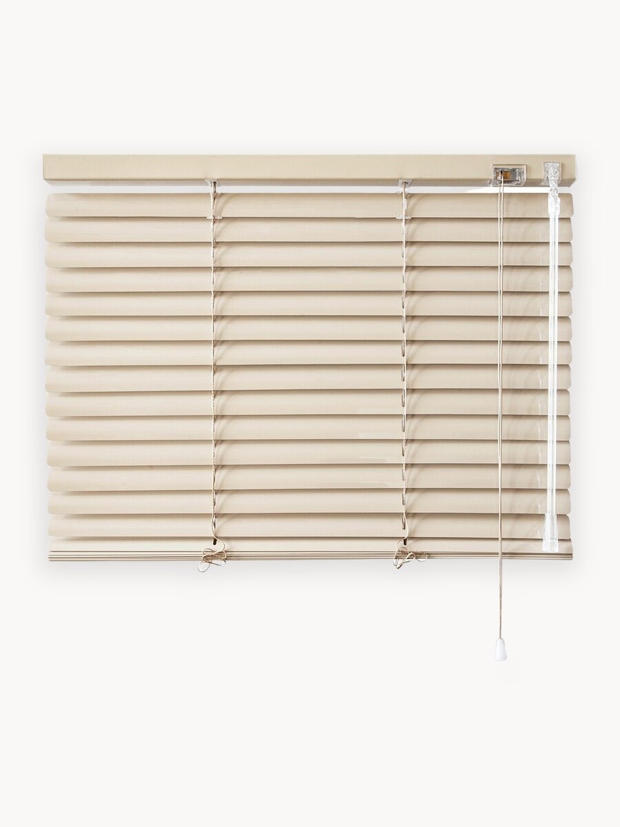 Горизонтальные алюминиевые Жалюзи Уют кофейный 25мм 190х160 см