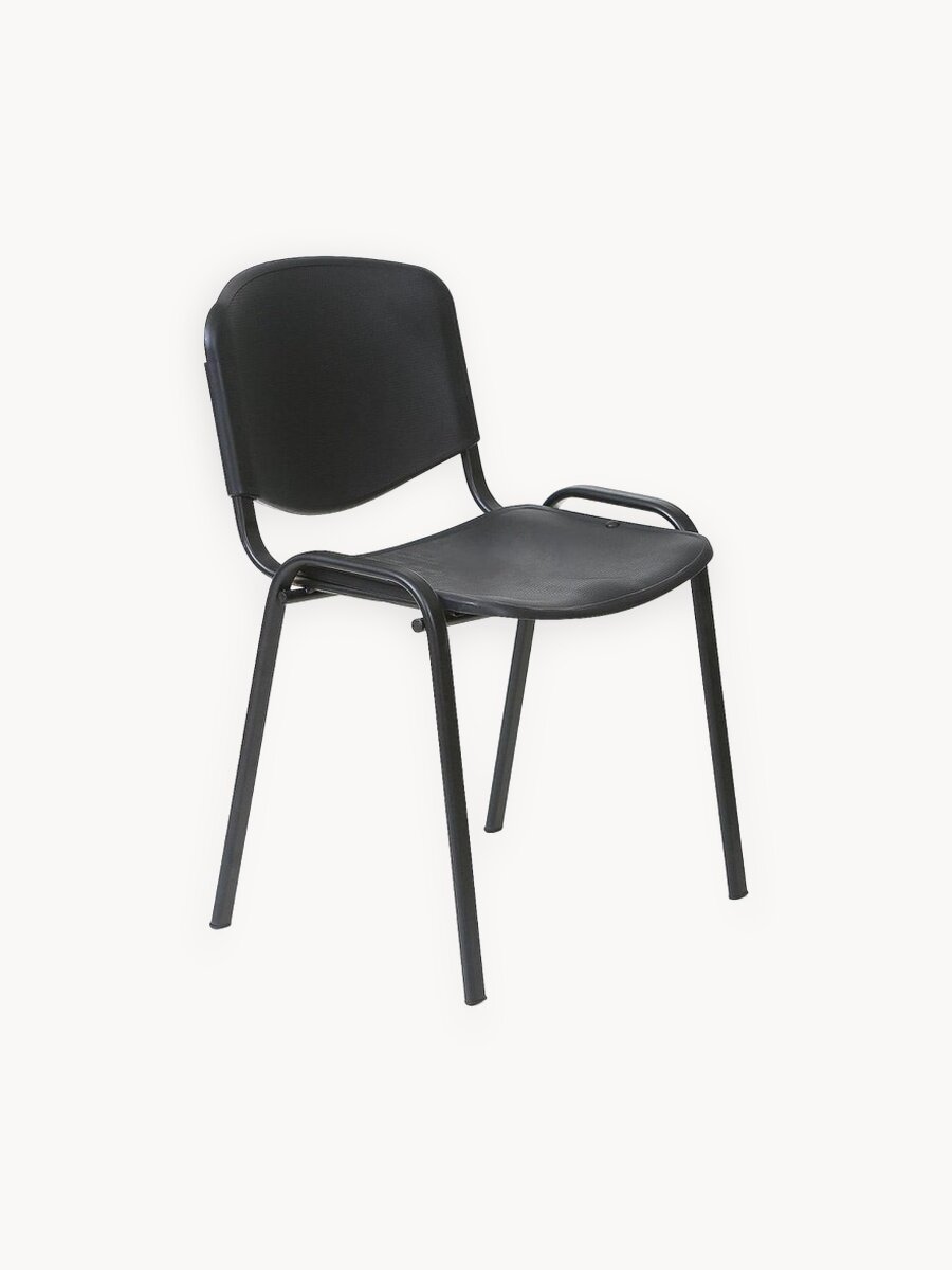 Стул Фабрикант "Изо стул PL", черный, металлическая основа, тканевая обивка, 47,5 см