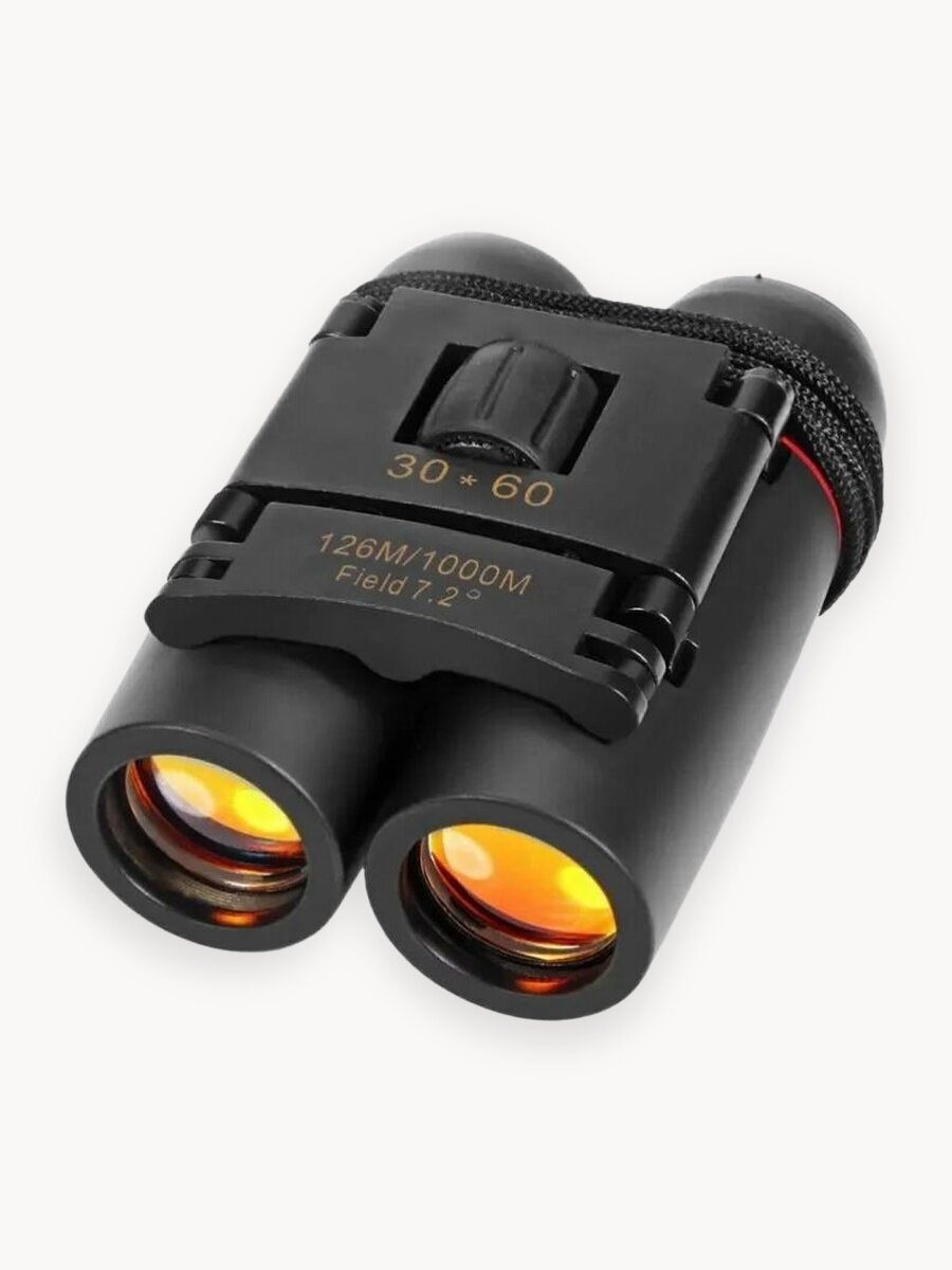 Бинокль карманный туристический для охоты рыбалки 30х60
