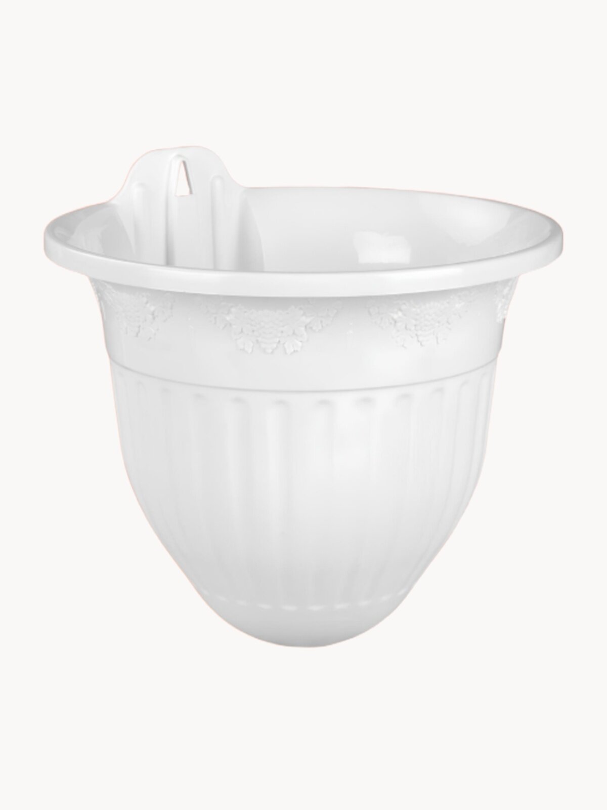 Кашпо настенное подвесное 2 литра 5 шт горшок для цветов Белое