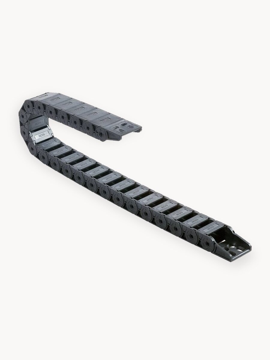 Гибкий пластиковый кабель-канал AK15BF01 (полузакрытый, открывающийся) (TP15*15 R28)