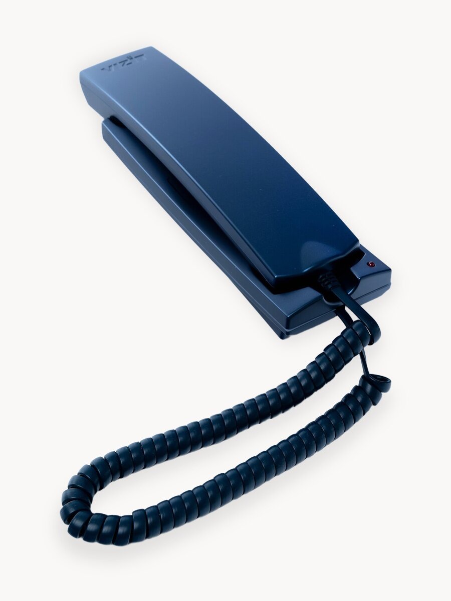 Координатная домофонная трубка VIZIT УКП-12NA благородно тёмно-синего цвета, с регулировкой громкости для Визит (VIZIT), Метаком, Цифрал (CYFRAL), Элтис (Eltis), Факториал, ТехКом, КС-Домофон