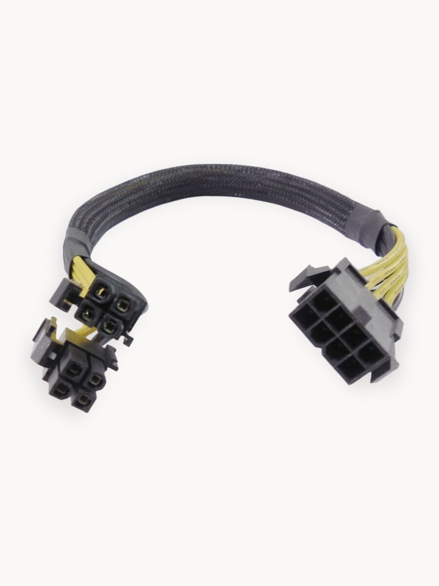 Удлинитель кабель питания процессора CPU 8pin - (4+4)Pin