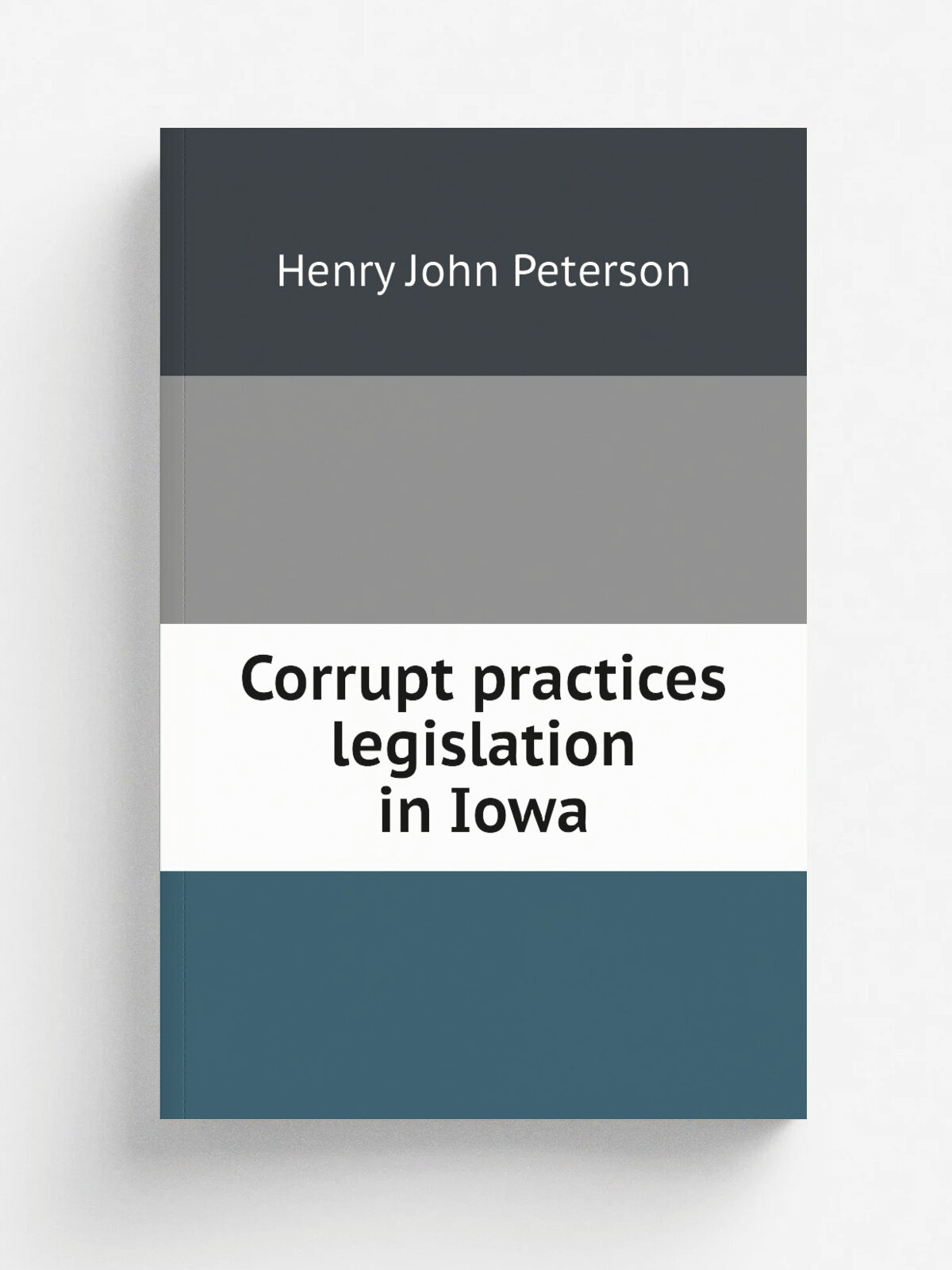 Corrupt practices legislation in Iowa