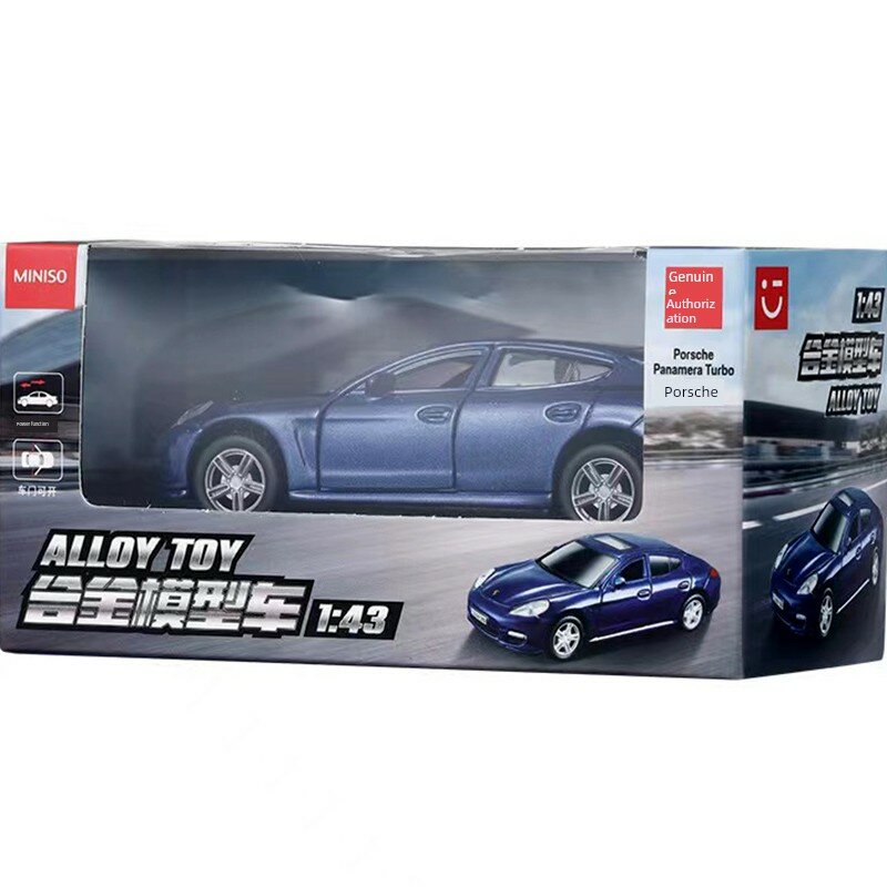 Модель автомобиля Miniso Lamborghini, оригинальная модель спортивного автомобиля Porsche, игрушечная машинка из сплава,