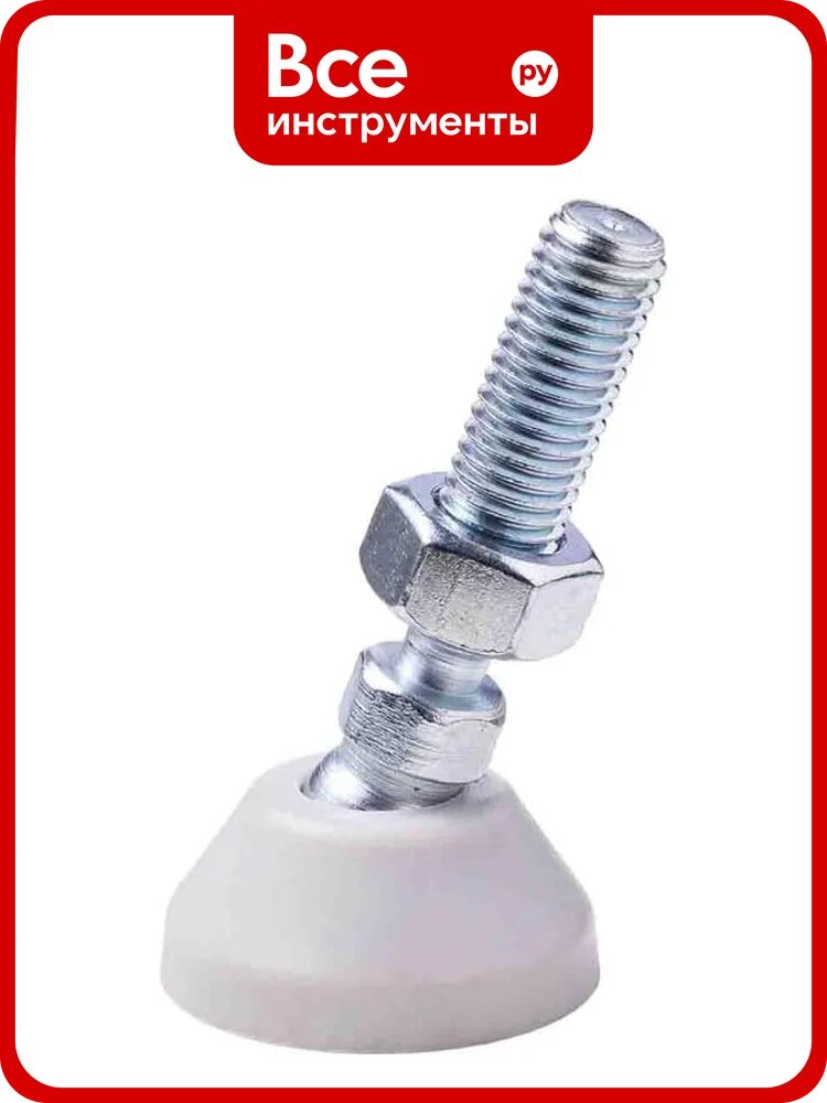 Регулируемая опора Алтервиа серая M12x45 до 800 кг A00021.2104012045