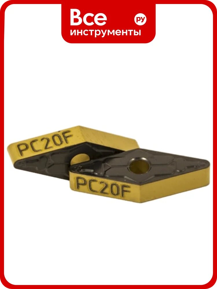 Пластина сменная ромбическая VNMG 160412-MT PC20F Русский Инструмент ri.369.51
