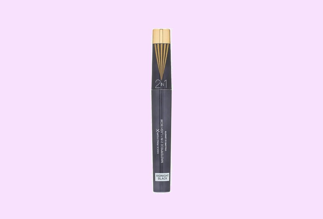 Тушь для ресниц Max Factor Masterpiece 2 In 1, оттенок 003, Midnight Black, 7 мл
