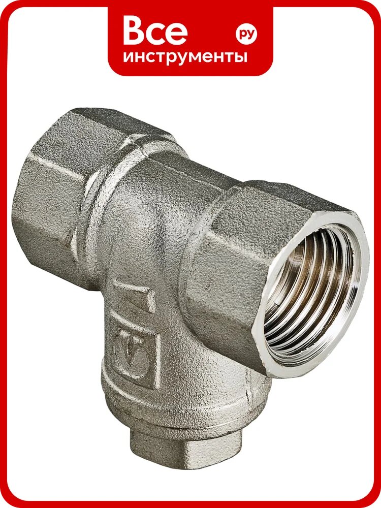 Прямой фильтр Valtec мини внутренняя-внутренняя резьба 3/4" VT.385. N.05