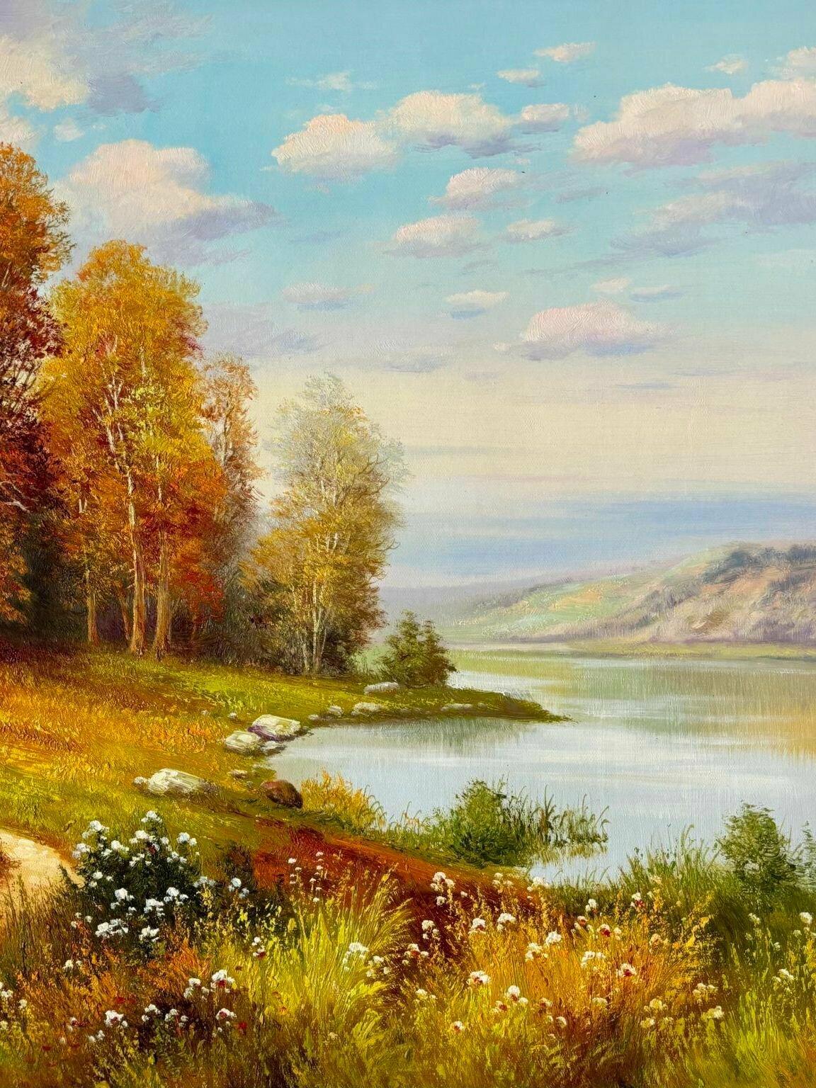 Картина маслом "Осеннее спокойствие" Художник В. Зорин