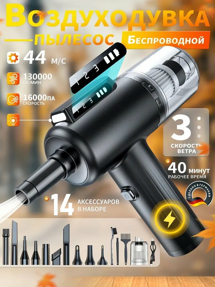 Воздуходувка портативная