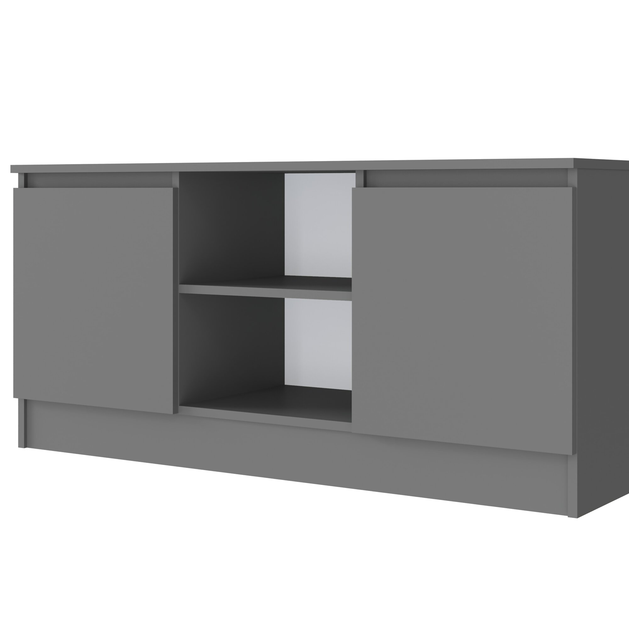 Гостиная Мэнкс Тумба ТВ МГТ-1 графит серый (Микон)