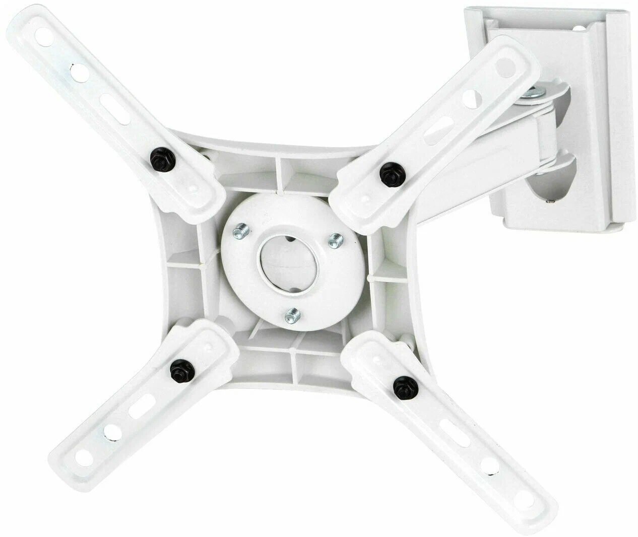 Кронштейн для ТВ Настенный, Наклонно-Поворотный Skadi S-4223W 17"-42"/43см - 107см. Белый