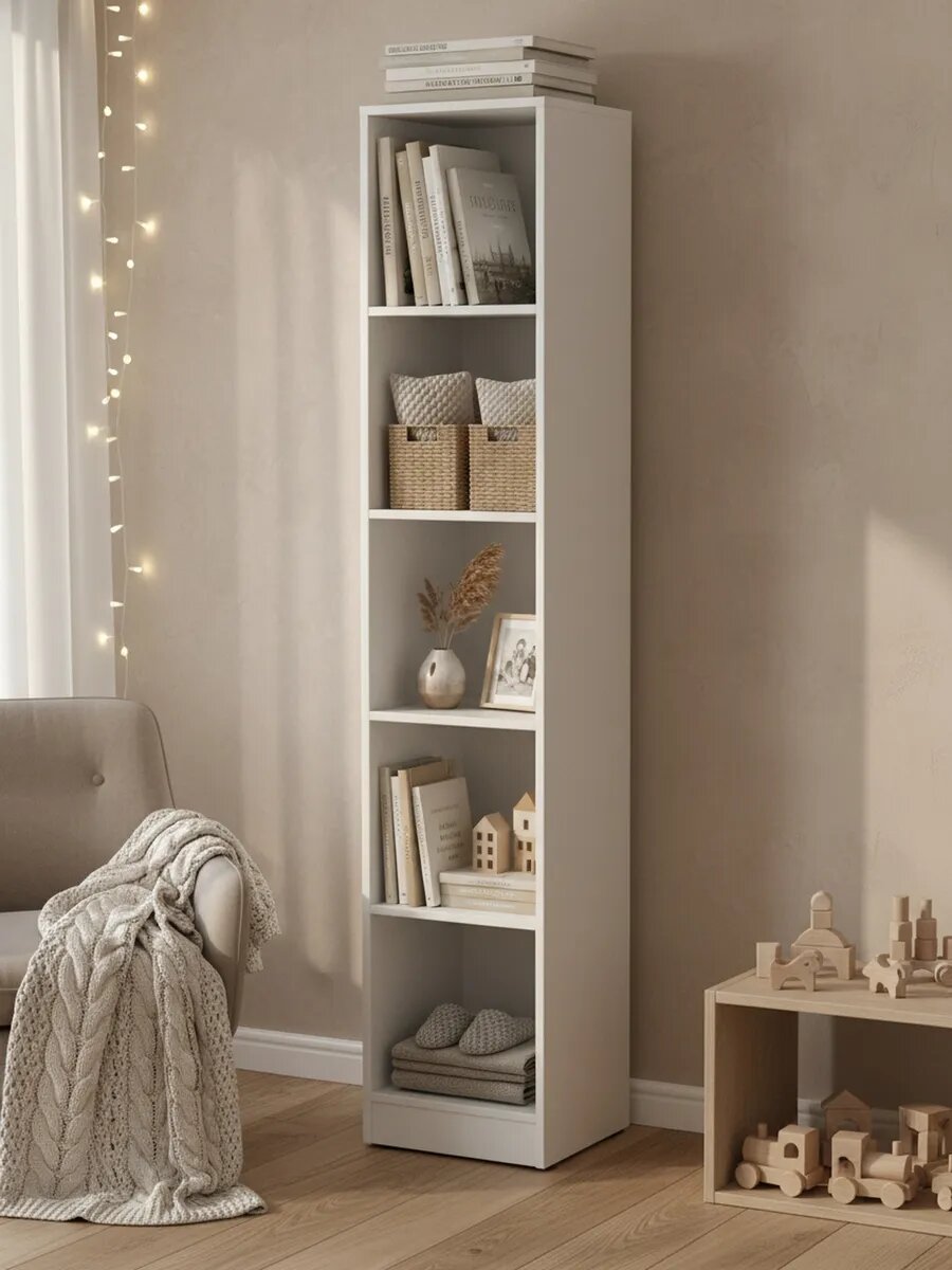 Распашной шкаф пенал FRESTER для одежды с полками, от производителя