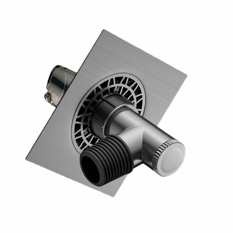 Дренажная труба стиральной машины, соединяющая сливной шов в полу, загнутая золой насквозь