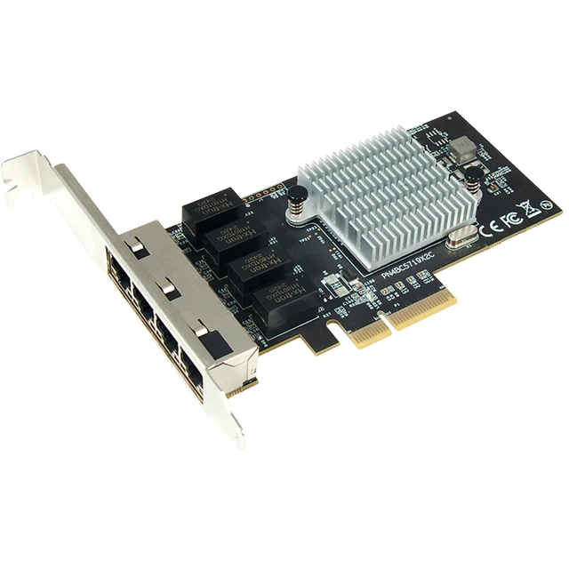 Сетевая карта SUNRICH TECHNOLOGY(H. K.) LIMITED N-1060 / 1G Quad Port RJ45 PCIE