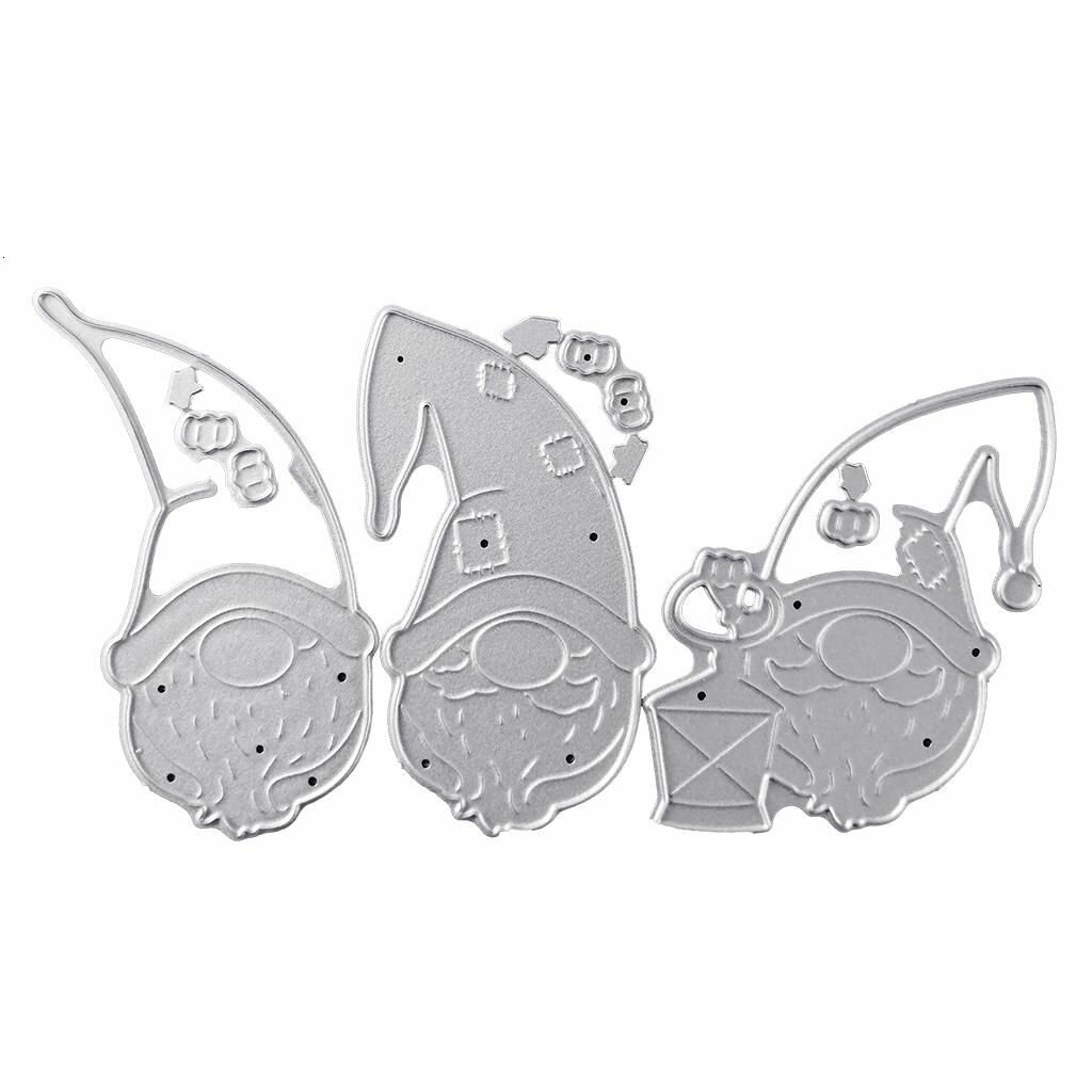 Рождественские гномы трафареты для вырезания