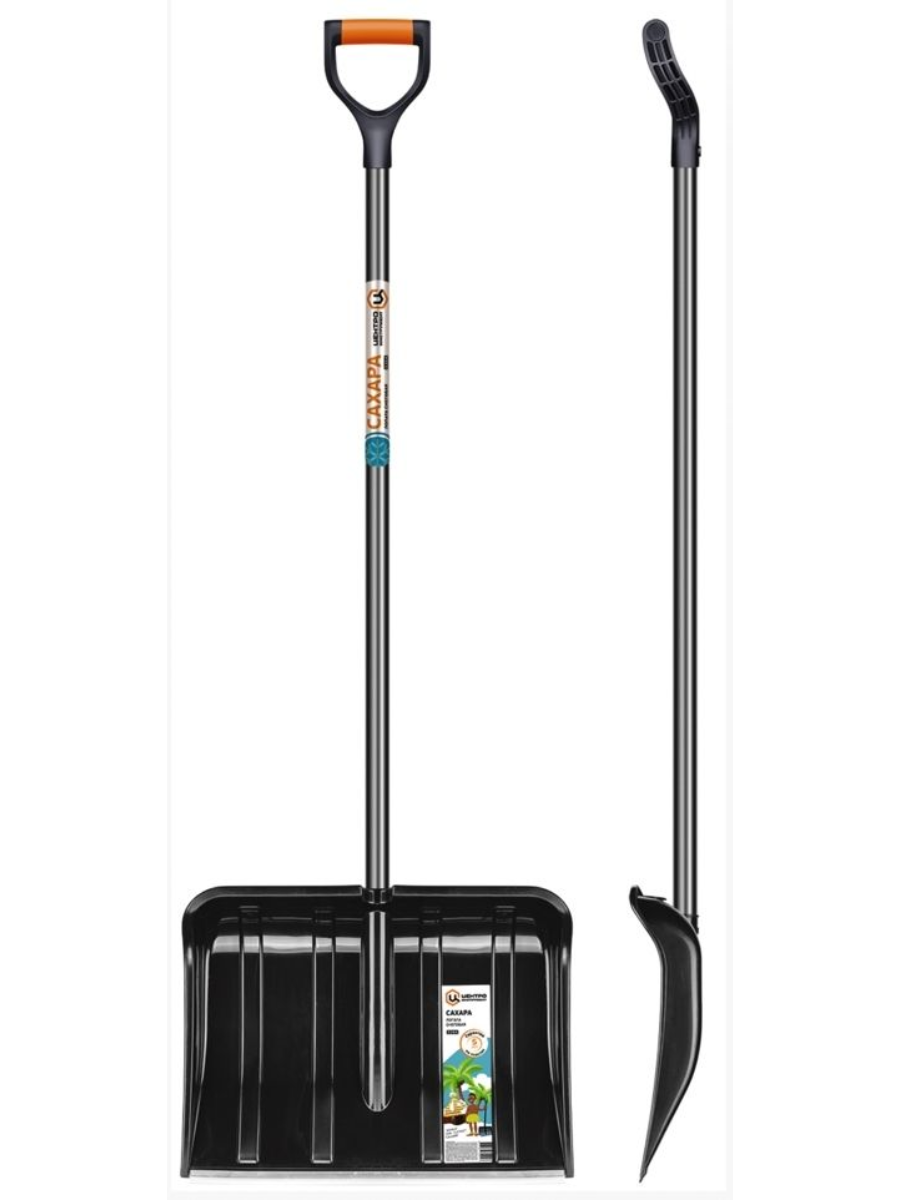 Лопата снеговая сахара из первоклассного полимера с деревяным черенком