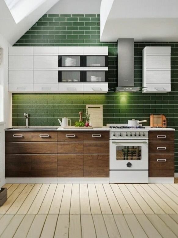 Кухонный гарнитур Техно-2 2м белый глянец/дерево, белый со столешницей миф