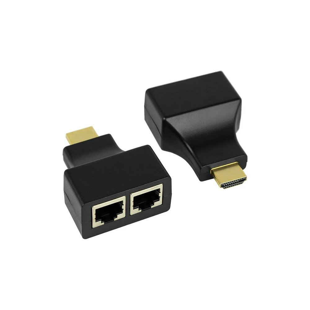 Rexant Переходник 17-6916 HDMI удлинитель по витой паре RJ-45 8P-8C до 30м 1080p