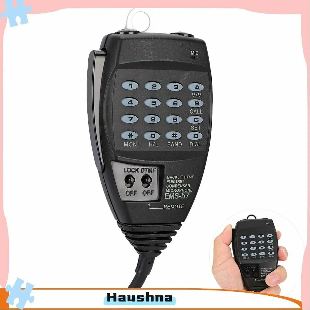 EMS-57 8Pin Микрофон, долговечный, для радиосвязи Alinco