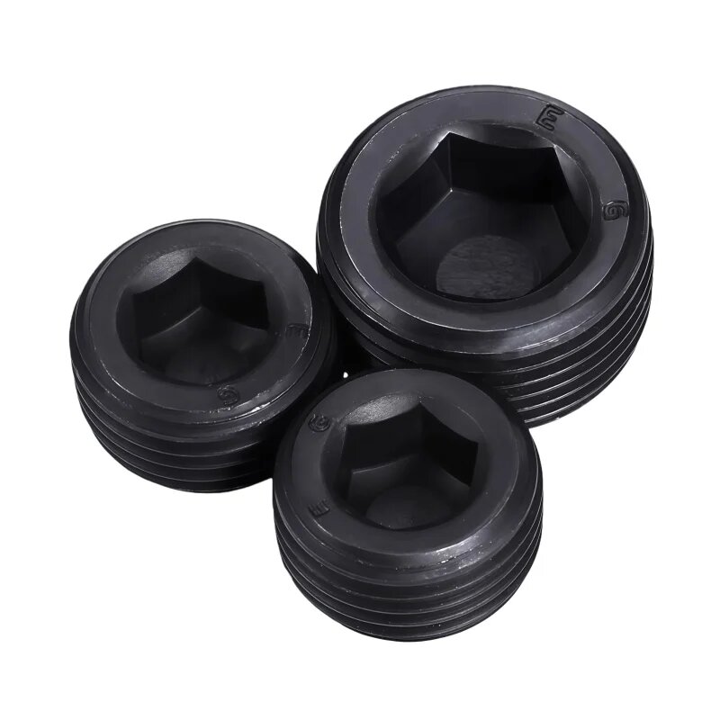 Метчик с пробкой горла из углеродистой стали G1/16-28 до G1-1/2-11 G1 8-28 5pcs