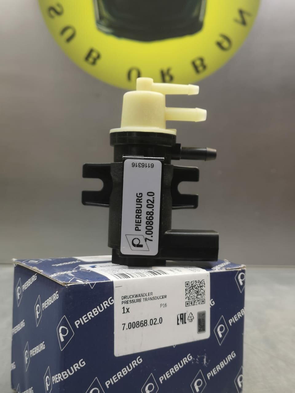 Электромагнитный клапан турбины (соленоид) Ауди А3 А4, Шкода Октавия Суперб Йети Фабия, Фольксваген Тигуан Гольф Поло Пассат Джетта Транспортер PIERBURG 7.00868.02.0