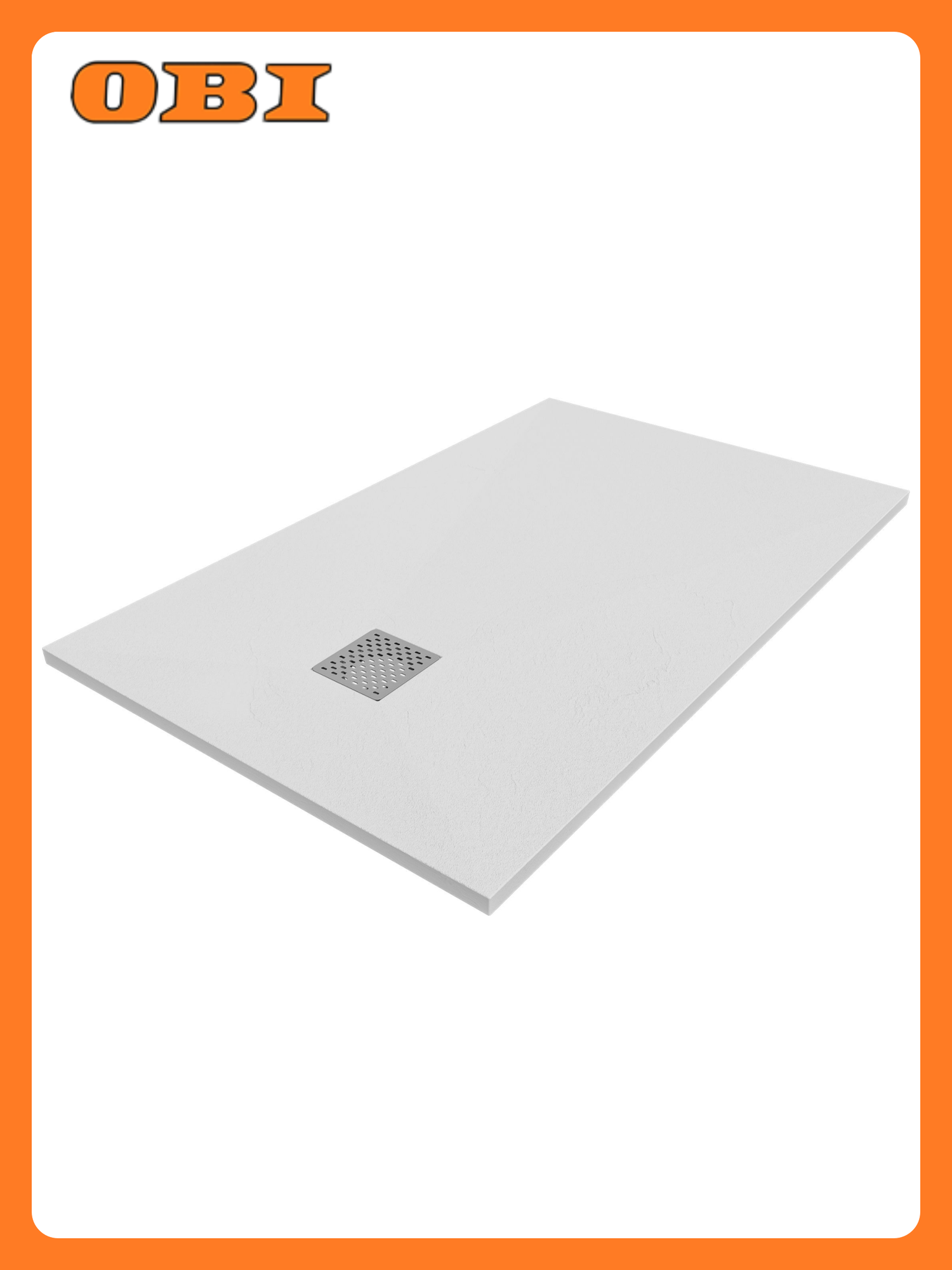 Душевой поддон AQUARIUS черный с бортиком из литьевого мрамора 120х80 см