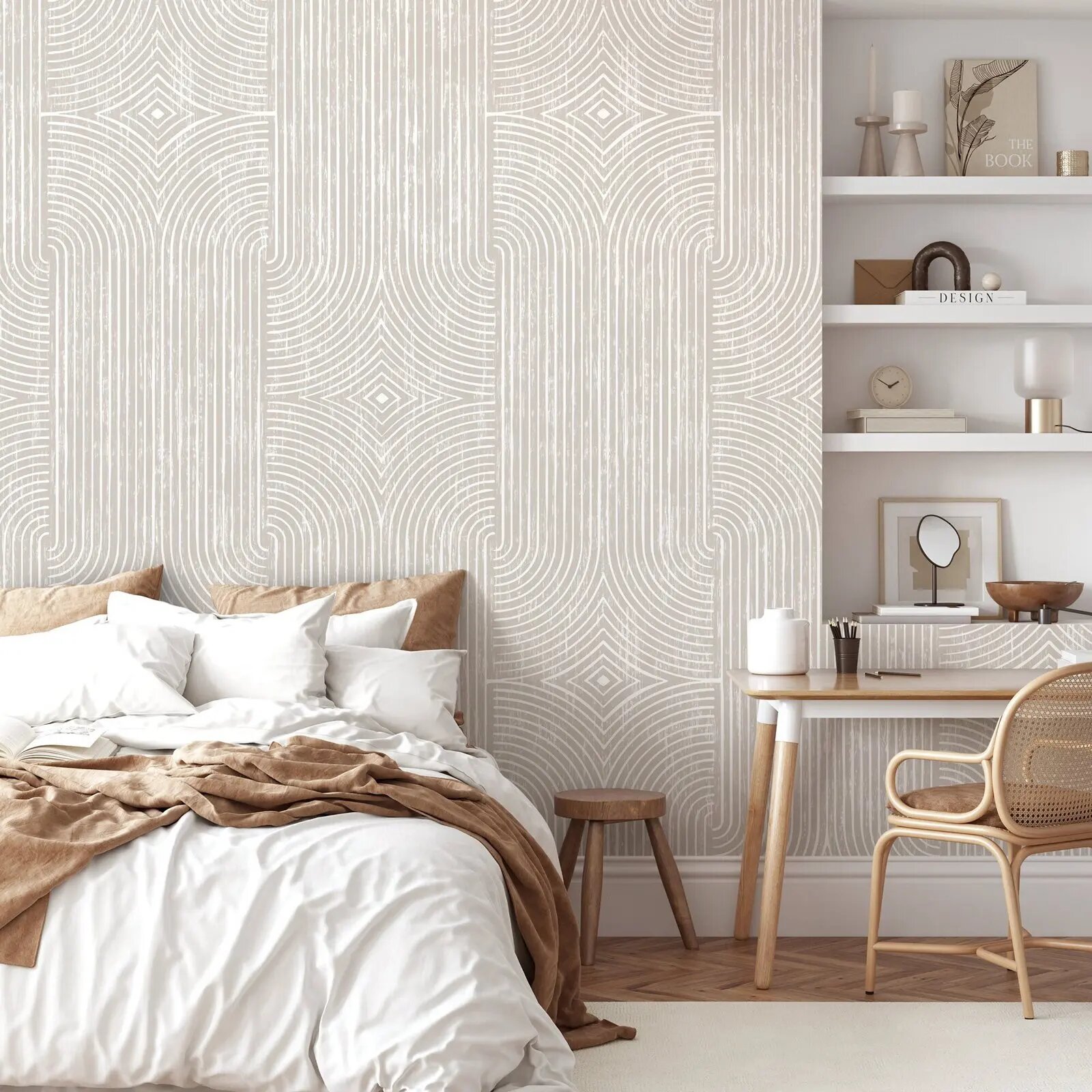Pixel&Wall Обои Бохо, Tradition Un-paste, SAMPLE — фото 1