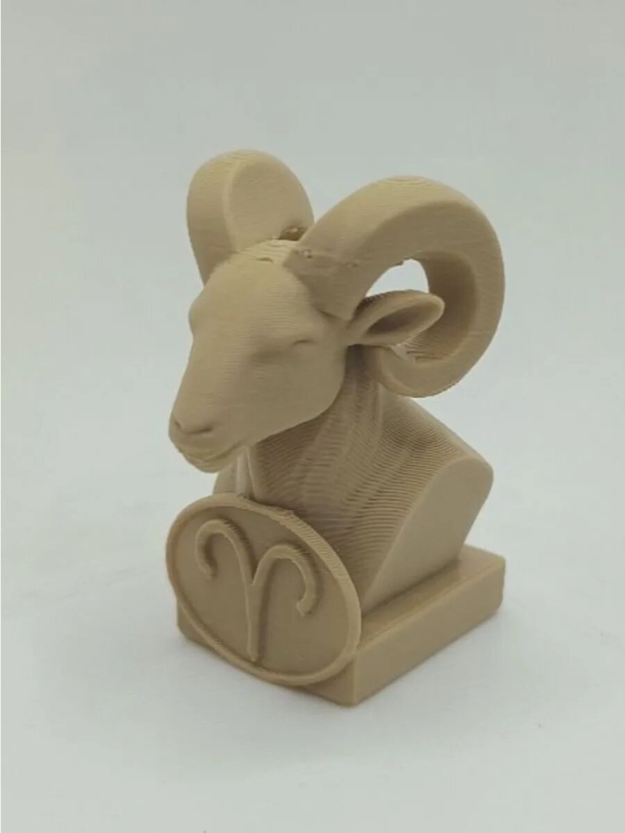 Знак зодиака Овен (8см, золотой)