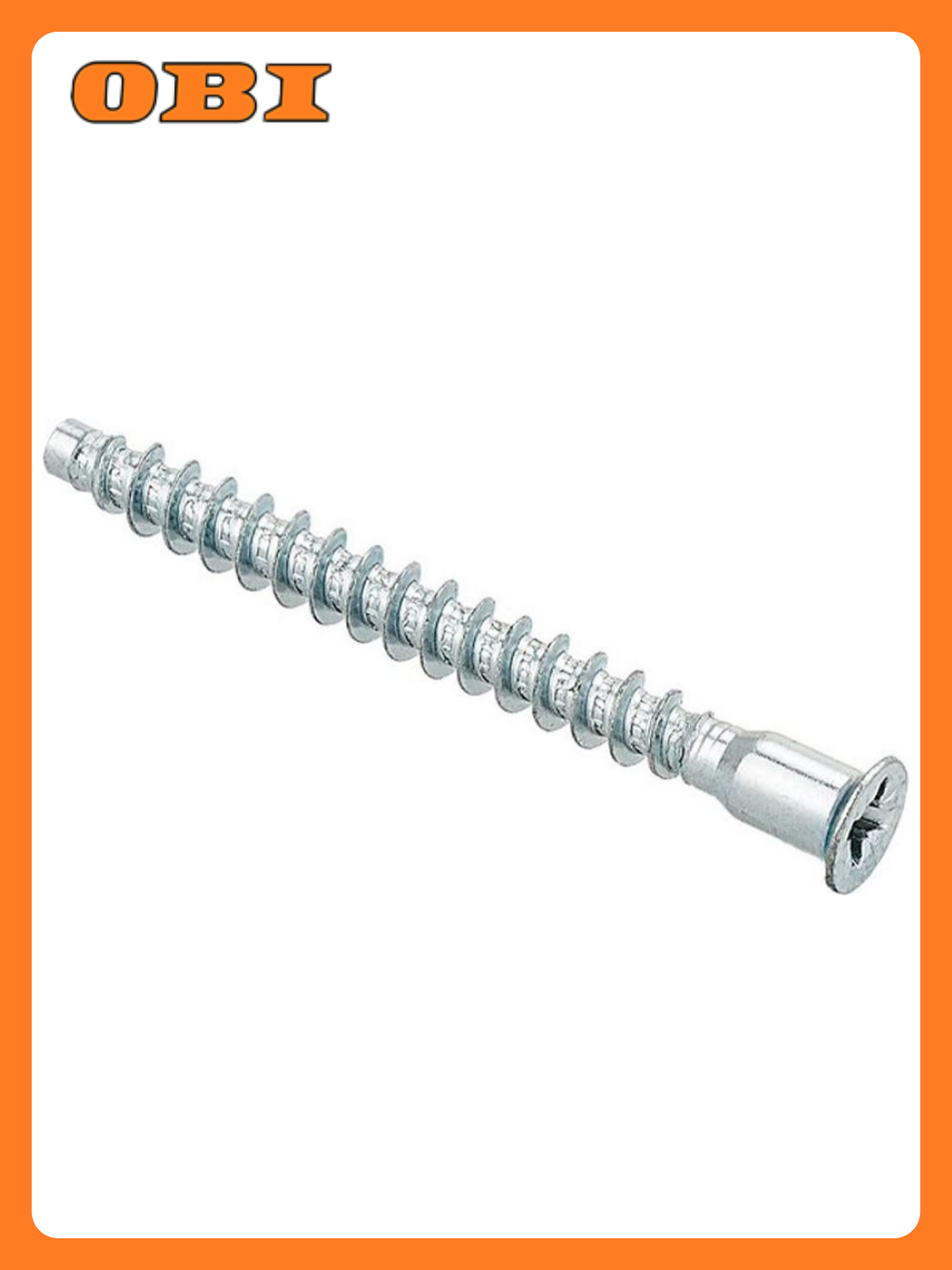 Стяжка мебельная Стройбат, углеродистая сталь, серебристая, 20 штук