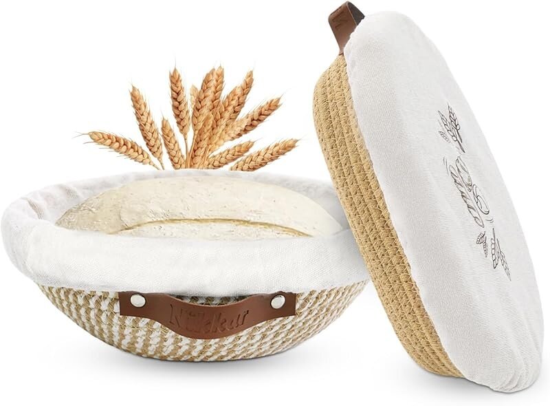 Набор корзин для расстойки хлеба Banneton, 2 штуки, 9 и 10 дюймов