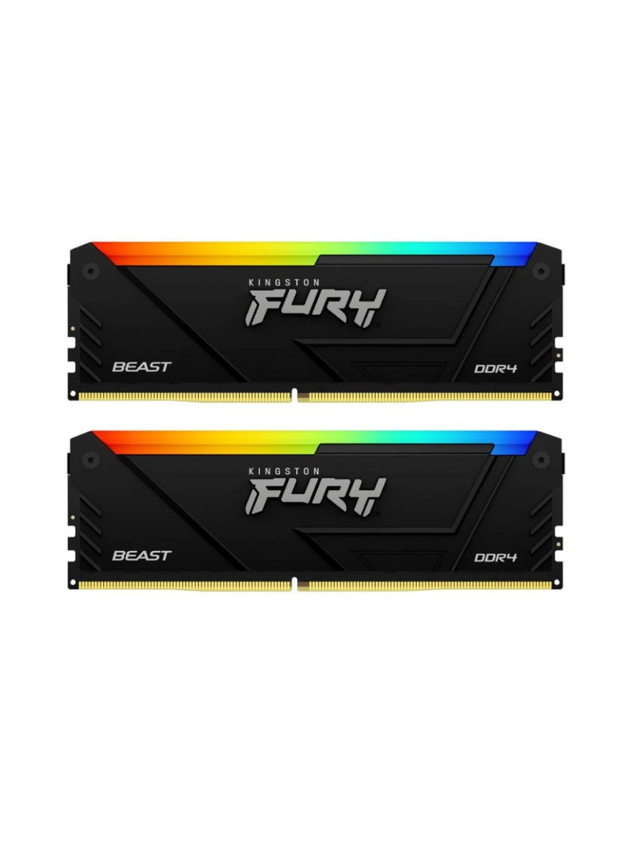 Оперативная память Kingston FURY KF432C16BB2AK2/16 16ГБ, DDR4, UDIMM, 3200 МГц, CL16