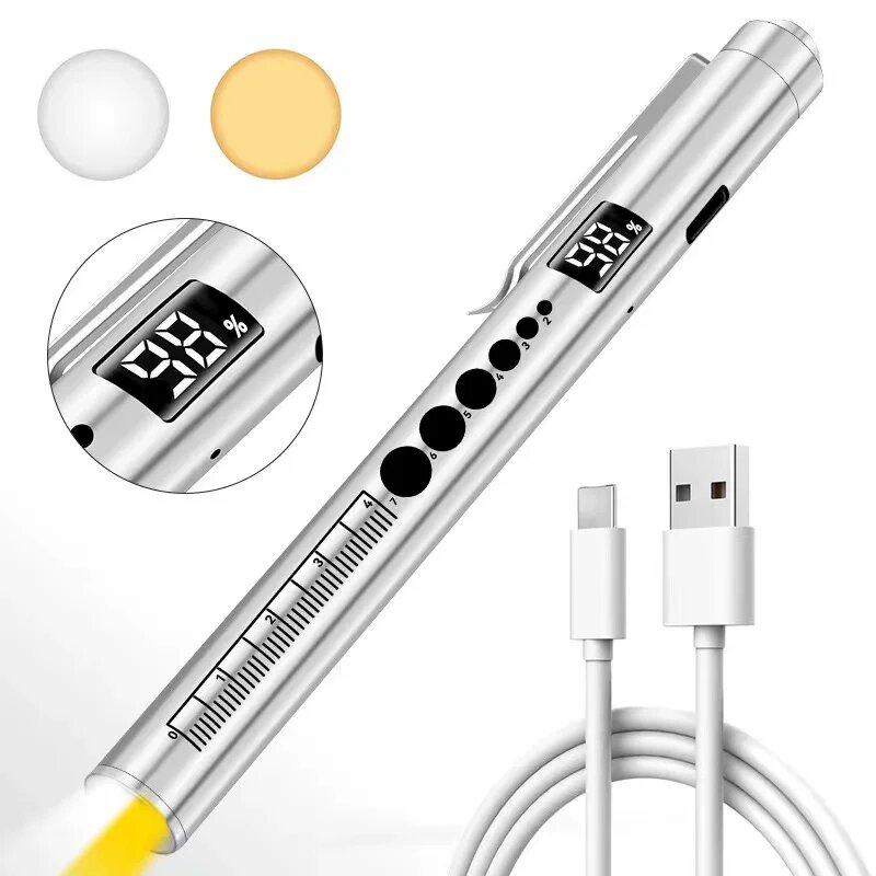 Медицинский фонарь для осмотра глаз, ушей, носа и горла, для врачей и медсестер, детский утренний осмотровый фонарик,