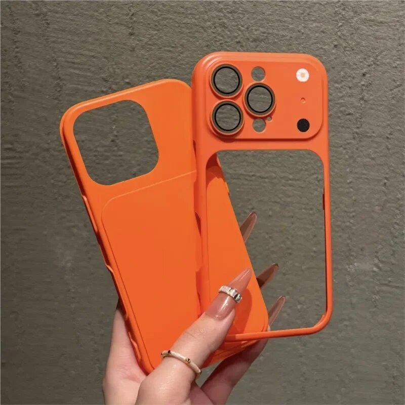 Оранжевый чехол для iPhone 17 Pro Max