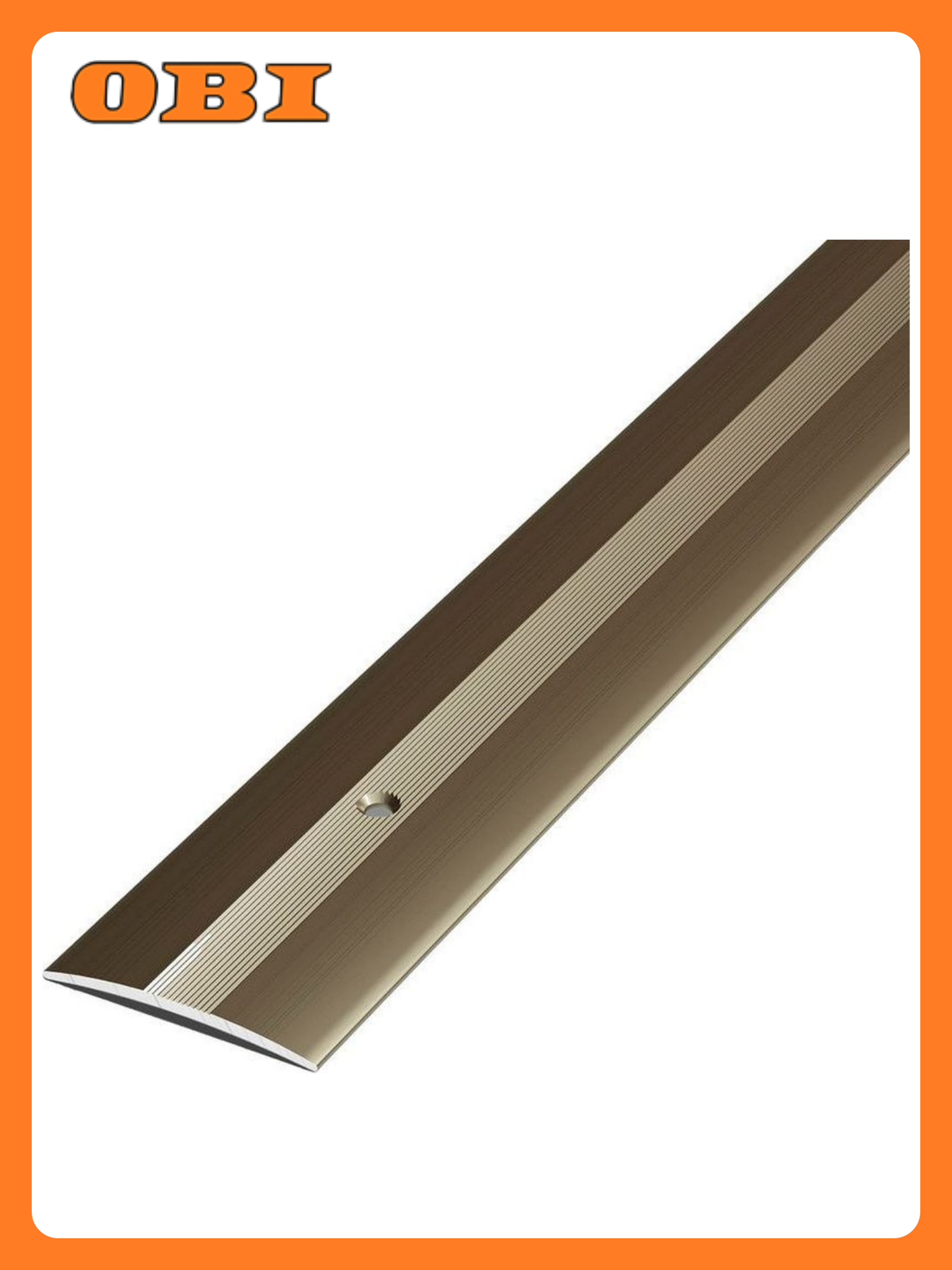 Порог одноуровневый лука ПС 03 Анодированная бронза алюминий 900х37 мм