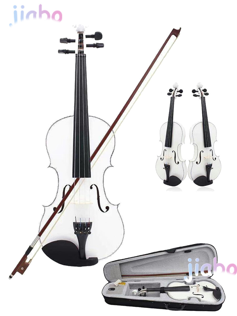 Скрипка из цельного дерева студенты, дети, начинающие, взрослые играют на скрипке 4/4 4/4