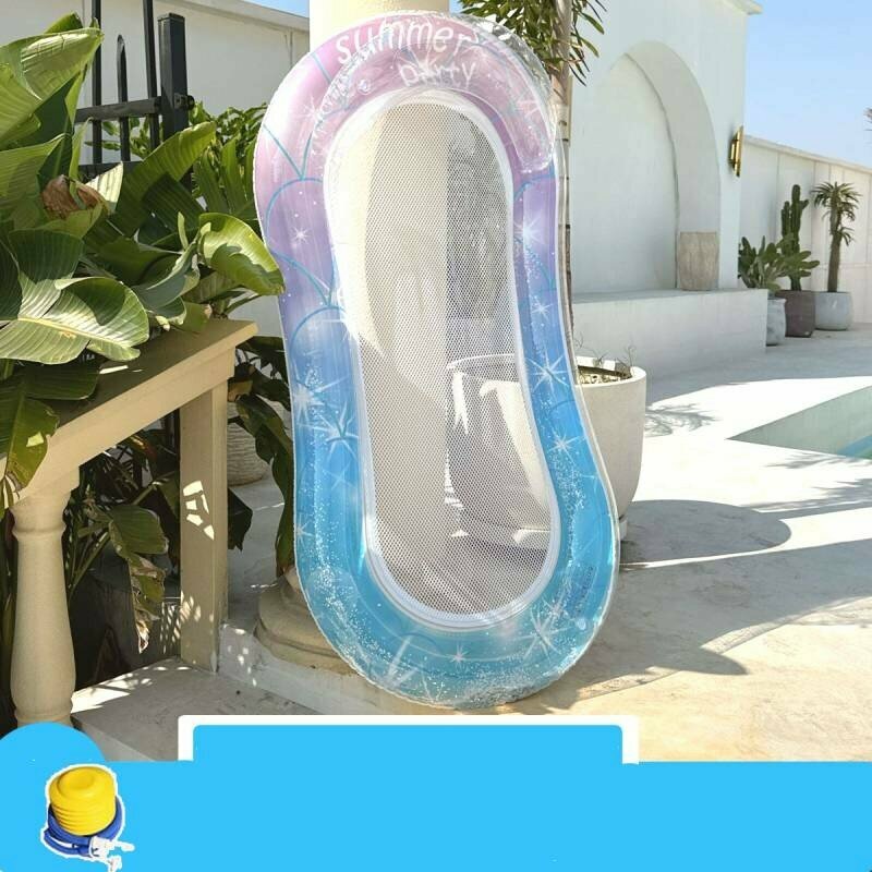 Надувной водяной матрас пвх для бассейн вечеринки декор голубой фиолетовый