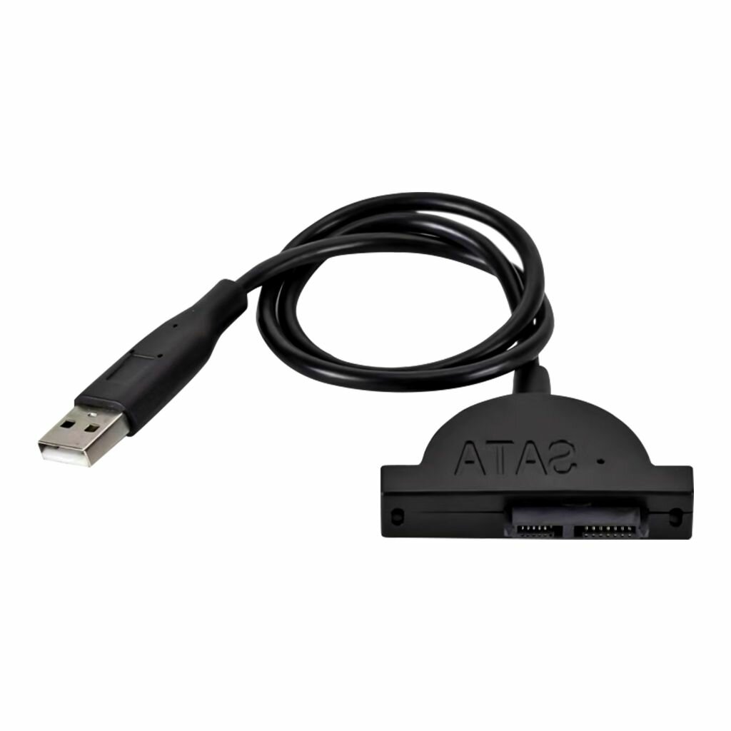 Кабель-адаптер для подключения оптического привода ноутбука к USB-порту 7+6
