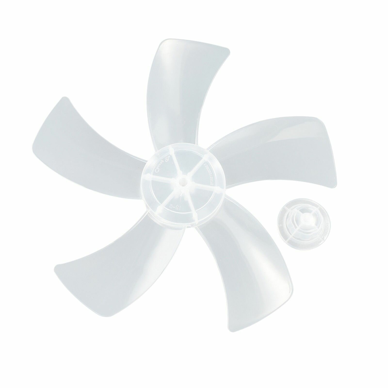 12-Дюймовая Бытовая Пластиковая Лопасть Вентилятора С Пятью Листьями и Гайковой Крышкой для Пьедестала