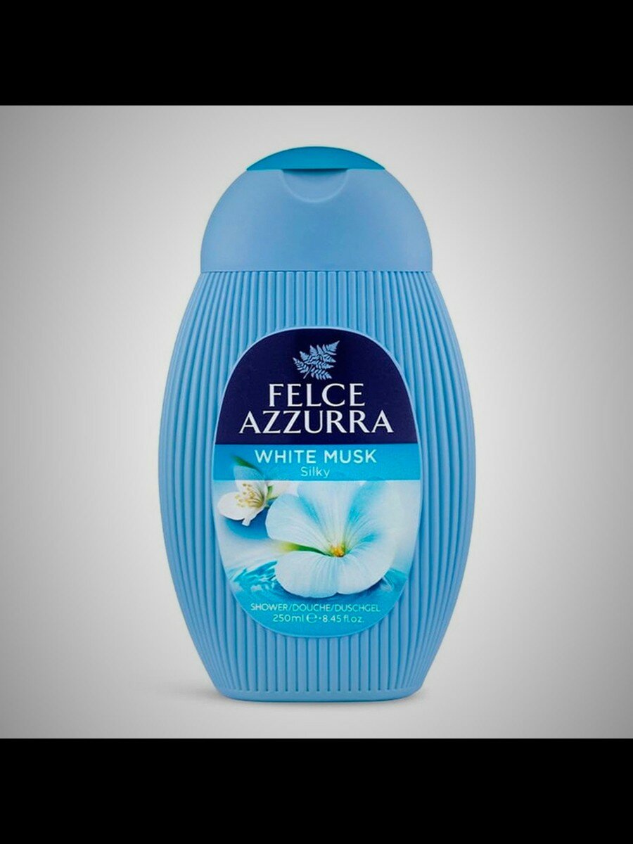 FELCE AZZURRA White Musk Shower Gel, Гель для душа Белый мускус 250 мл