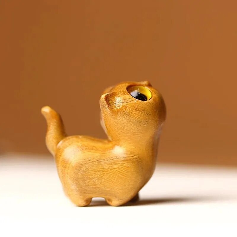 Зеленые сандаловые желтые глаза кошки украшения