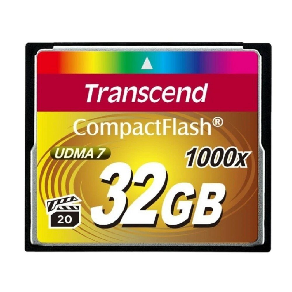 Карта памяти Transcend TS32GCF1000 1000x CompactFlash Card 32 ГБ