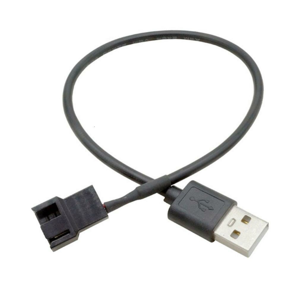USB-адаптер для вентилятора 3/4 pin, 50cm - USB к 4-контактному разъему