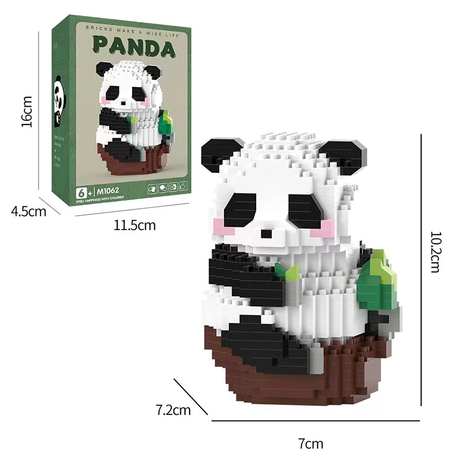 Микро-конструктор MINISO Kawaii Panda