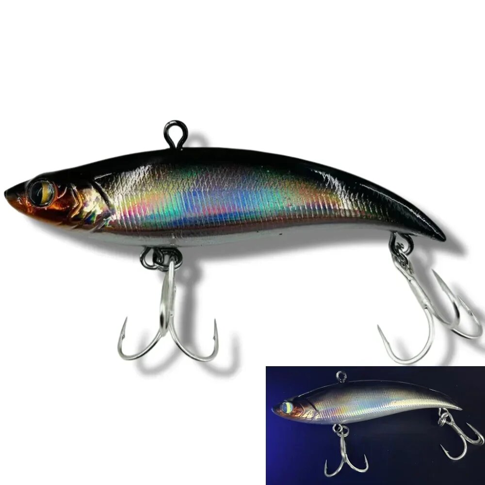 Воблер Hunt House Rattlin VIB BayBlue 75/90 мм для щуки 75mm-16g, A