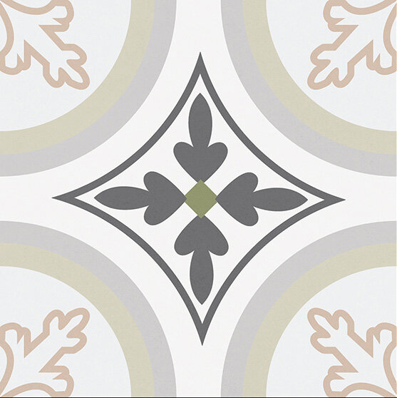 Керамический гранит STARO SIENA LOREN 20x20 , квадратная, узор, матовая, 20x20 см (цена за 1 упаковку 0,706 м2)