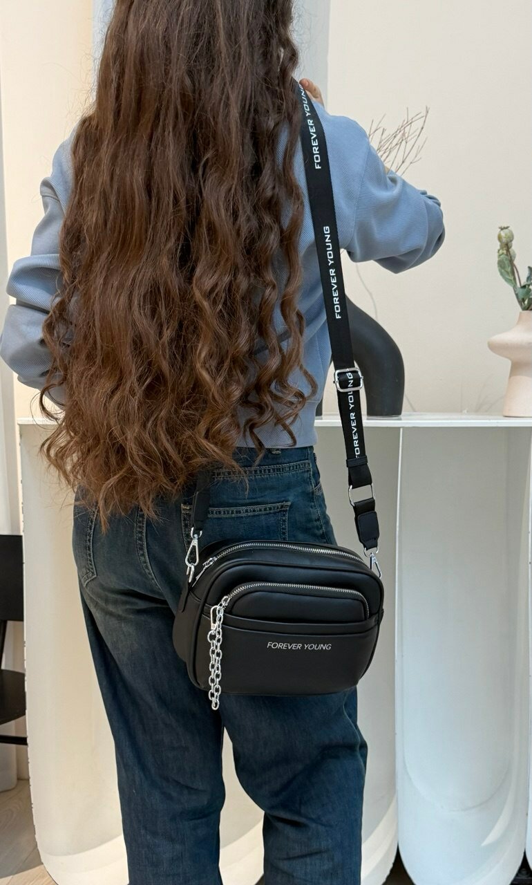 Сумка кросс-боди Кросс-боди с текстильным ремнем