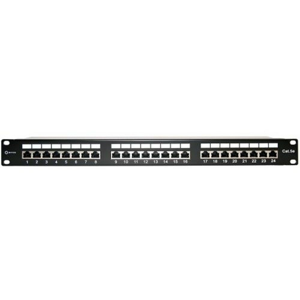 5bites Монтажное оборудование PPU55-03 Патч-панель UTP 5E 24P KRONE 110 DUAL IDC 1U 19"